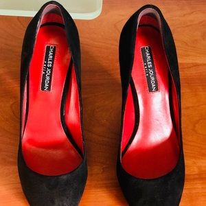 Charles Jourdan | Shoes | Charles Jourdan Paris Black Suede Platform ...